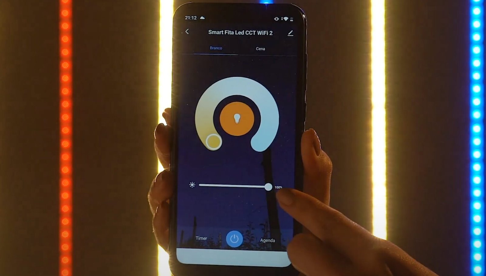 Smart Fita LED Wi-Fi RGB e Multitemperatura