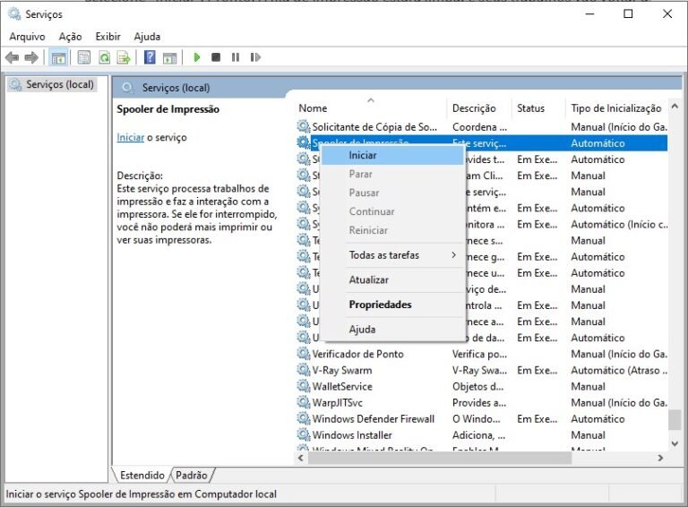 Como limpar a fila de impressão (spooler de impressão) no Windows 10 ...