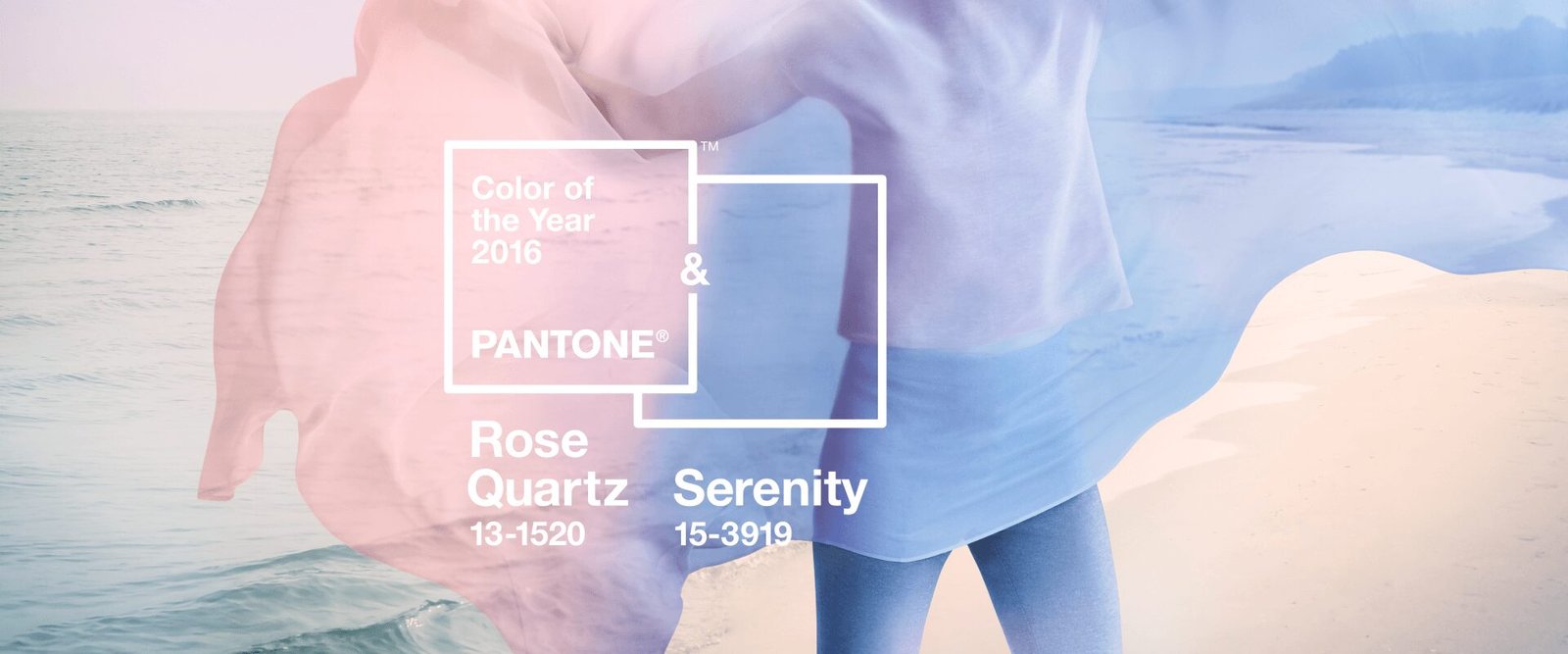 Cor do ano 2016: Rose Quartz & Serenity (Pantone)